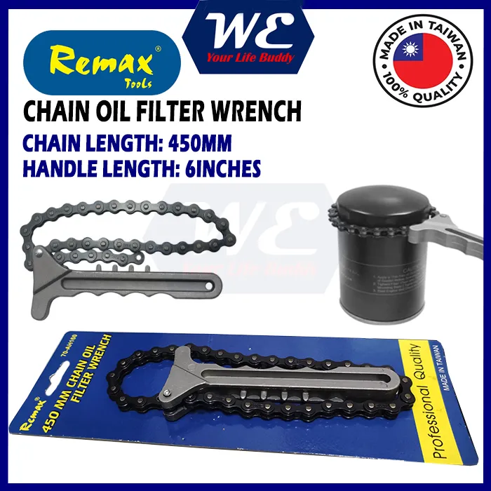 REMAX CHAIN OIL FILTER WRENCH / OIL FILTER OPENER / CAR FUEL REMOVER ...
