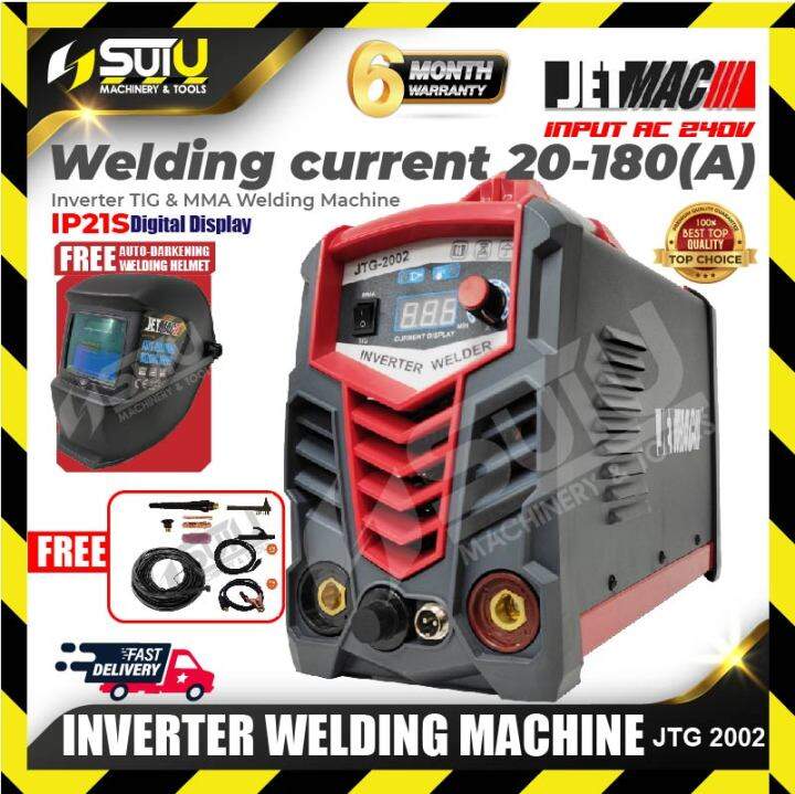 JETMAC JTG 2002 / JTG2002 / JTG-2002 Inverter TIG Welding Machine 20 ...