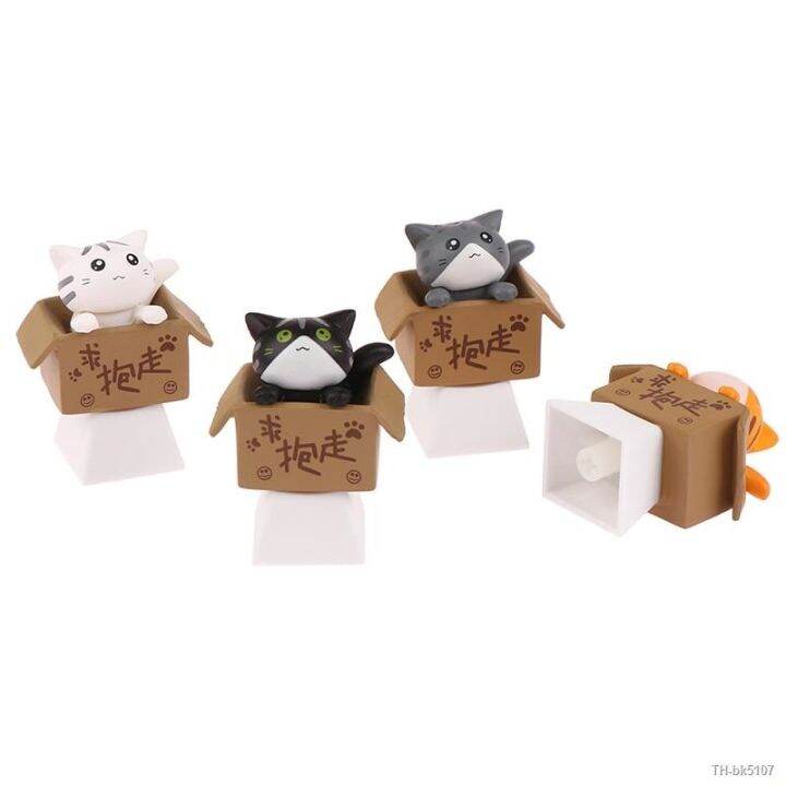 ﺴ℡ 1Pc Personalized Cartoon Cat Keyboard Keys Three-Dimensional Cute ...
