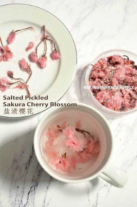 Edible Sakura Flower Cherry Blossom Salted Dried , 盐渍樱花, Dried Edible ...
