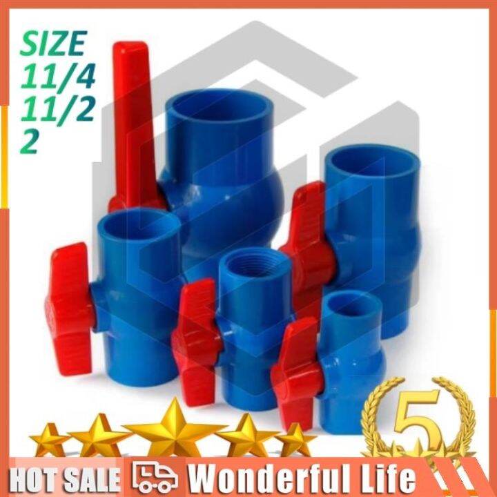 Wholesale PLASTIC PVC Ball Valves 11/4 TO 2 Blue Gate Valve /Shower ...