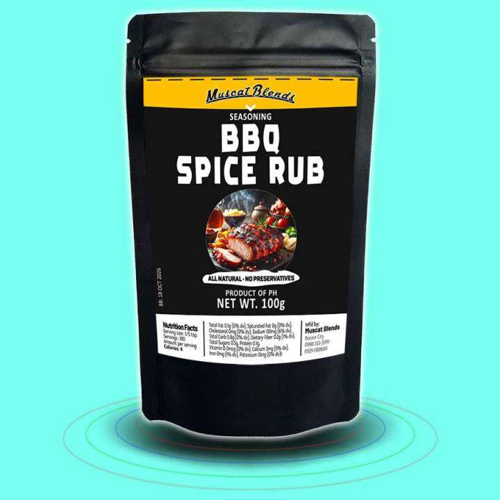 MUSCAT BLENDS BBQ SPICE RUB SEASONING 100g | Lazada PH