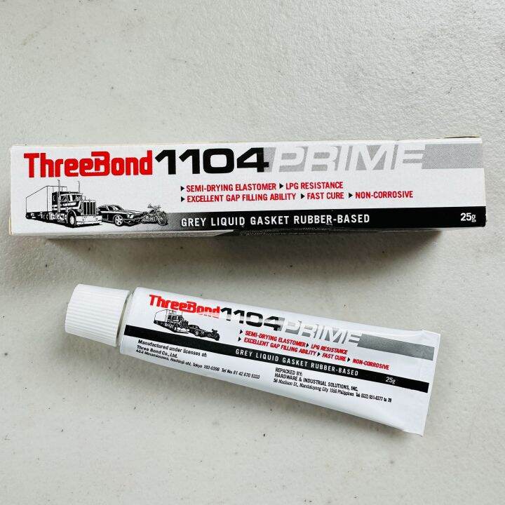 ThreeBond 1104 Prime Grey Liquid Gasket Rubber Based 25g | Lazada PH