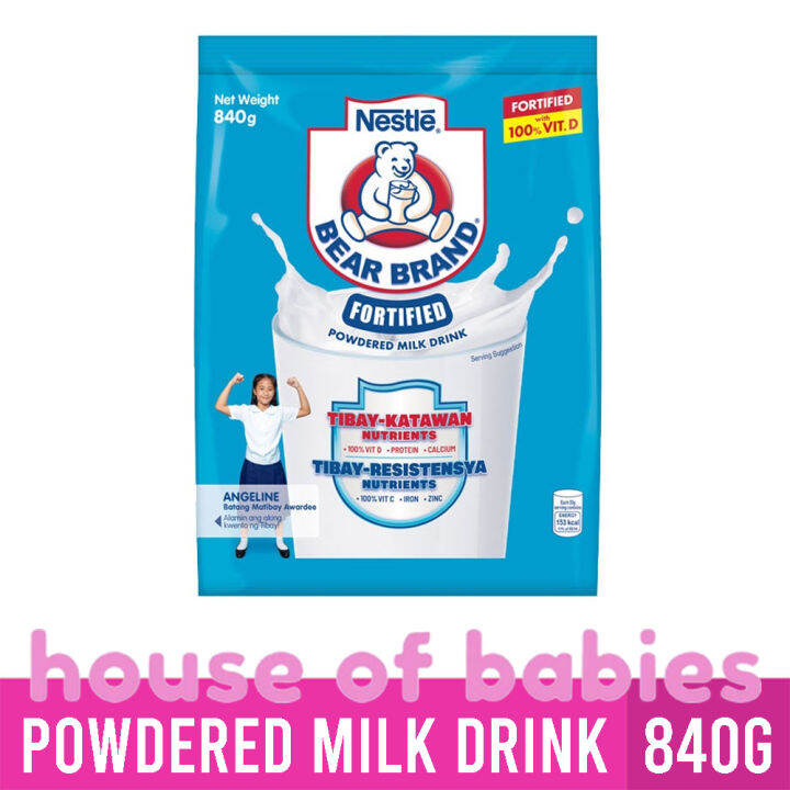 BEAR BRAND Fortified Powdered Milk Drink 840g | Lazada PH