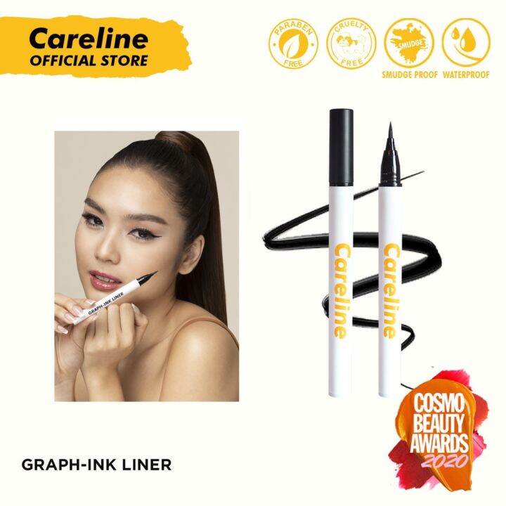 Careline Graph-Ink Liner [Eyeliner, Waterproof, Smudgeproof, Long ...