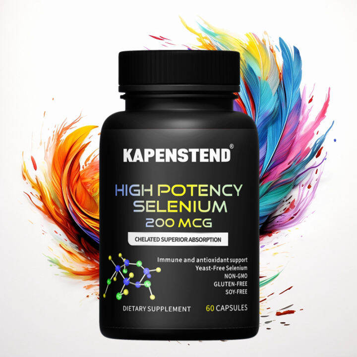 Highly effective selenium capsules - for Nail Growth, Bone, Skin, and ...