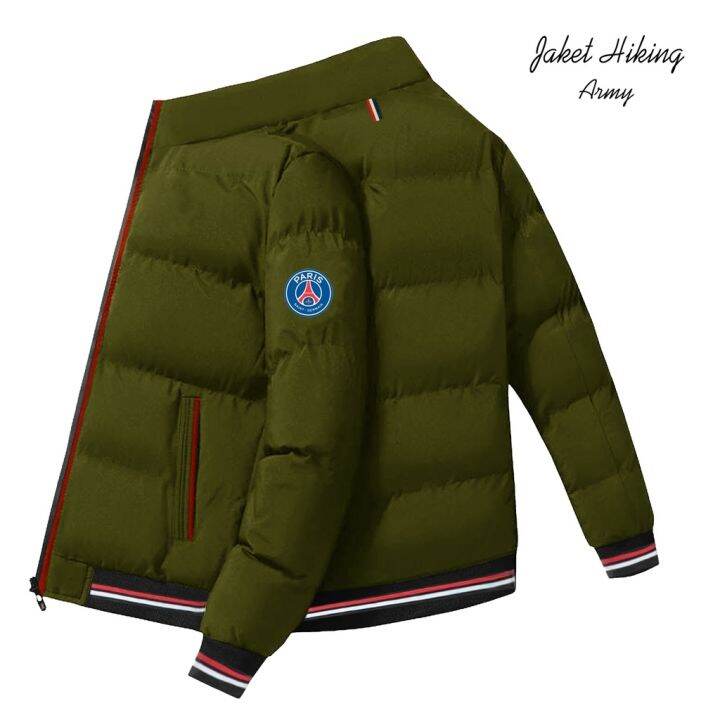 PRIA New paris saint germain psg fc logo hiking bomber jacket/Thick ...