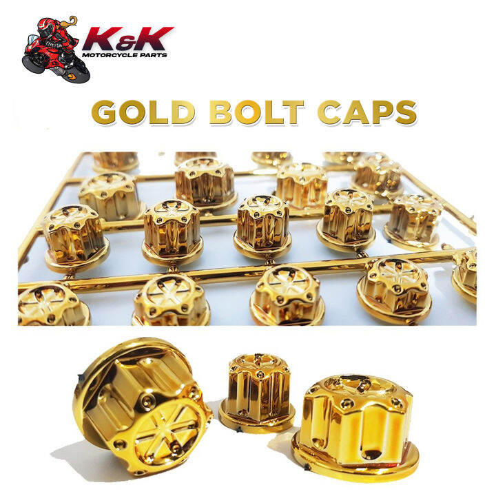 HONDA CLICK 125i | GOLD Bolt Cap Crew Nut Universal 58 Pcs Set ...