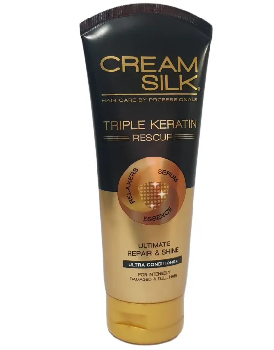 CREAM SILK TRIPLE KERATIN RESCUE- Ultra Conditioner - Ultimate Repair ...