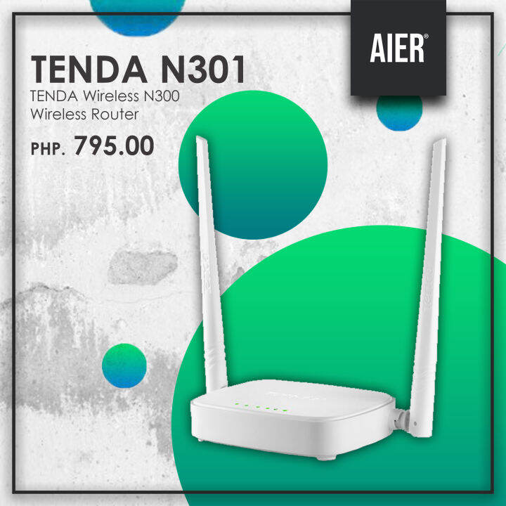Tenda N301 Wireless N300 Easy Setup Router | Lazada PH
