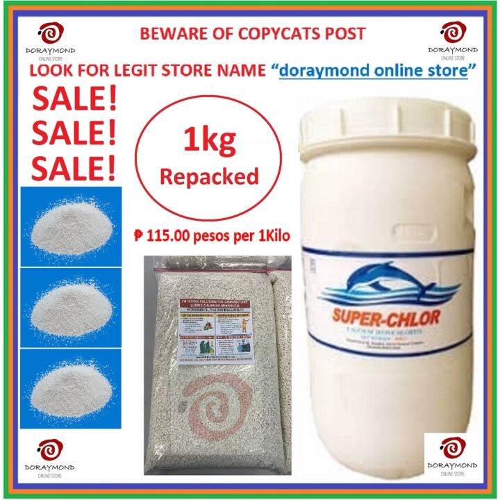 Faitha 1kg Chlorine Granules - Super Chlor Brand 70 (Repacked) High ...