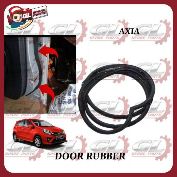 DOOR RUBBER ORIGINAL PERODUA AXIA (GETAH PINTU) ONE SIDE | Lazada