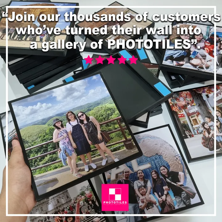 Wall decor 2D-Black phototiles | Lazada PH