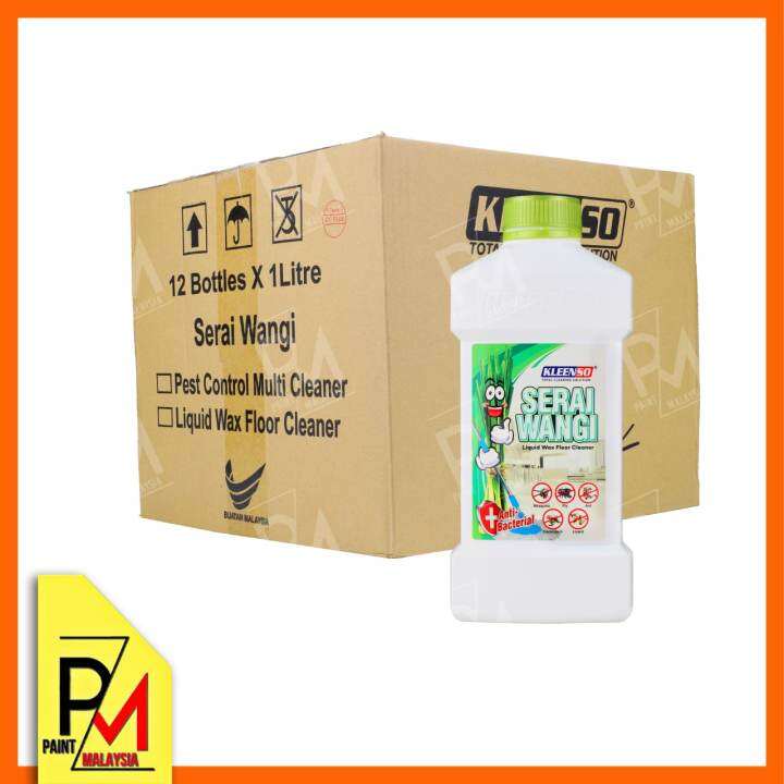 KLEENSO Serai Wangi 99 Floor Cleaner 900G (15 Bottles/Box) Lemongrass ...
