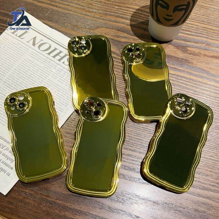 TAC Case gold gelombang casing hp untuk INFINIX SMART 5 INFINIX SMART 6 ...