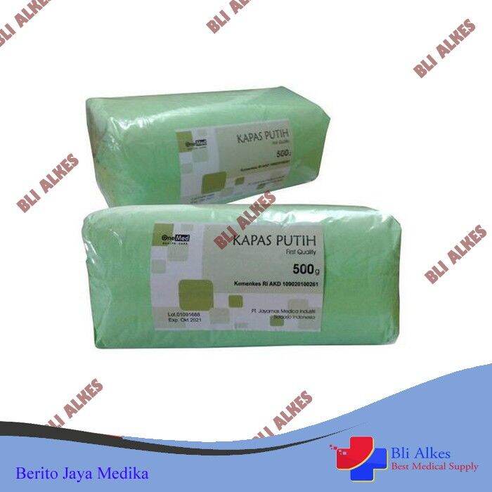 Kapas Onemed Kapas Pembalut Onemed Kapas Pembalut 500 gr Kapas putih ...