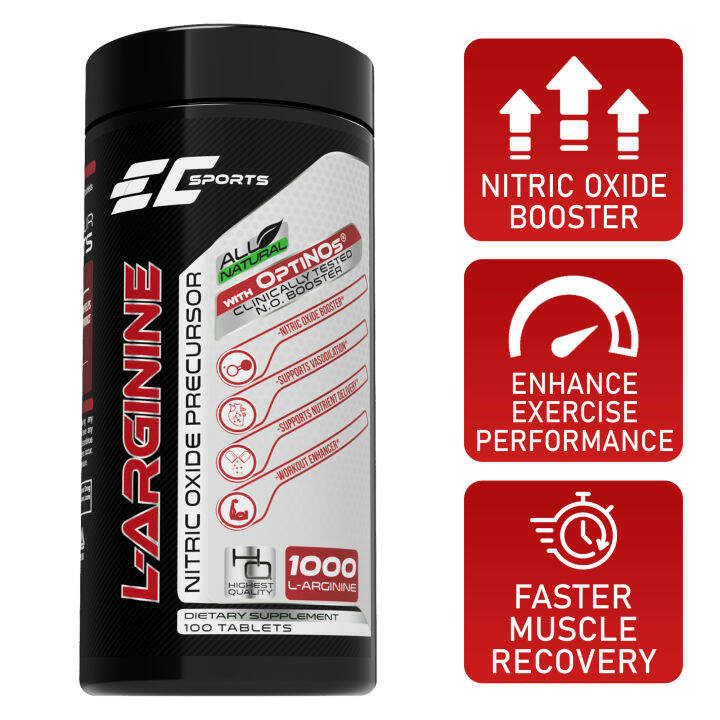 [Ship from Singapore] EC Sports L Arginine 1000mg Nitric Oxide ...