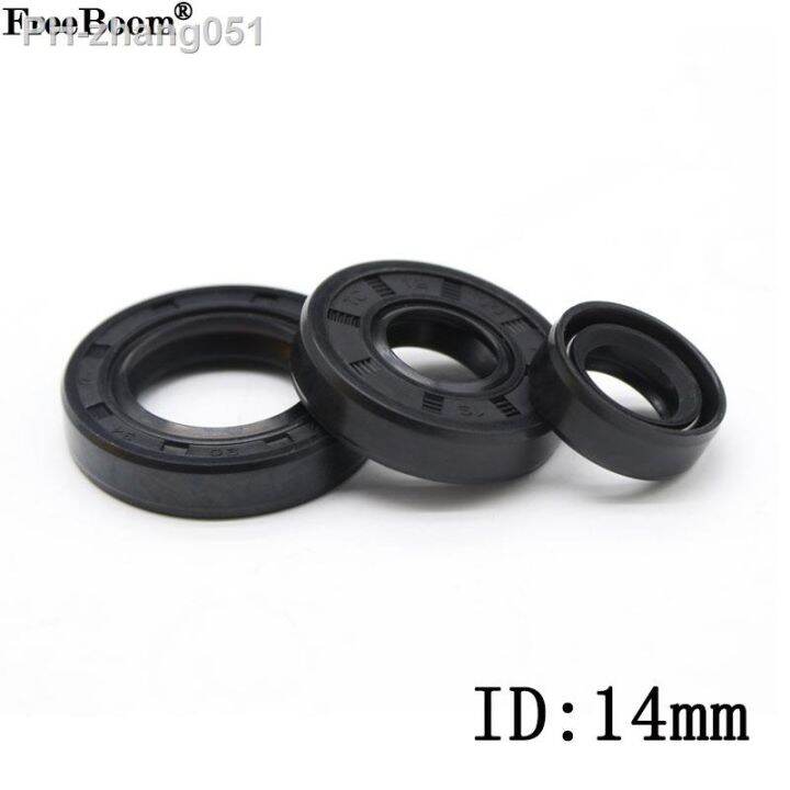 ID 14mm NBR Nitrile Rubber Shaft Oil Seal TC-14x22/24/25/26/27/28/30/35x5/6/7/8/10 Nitrile ...