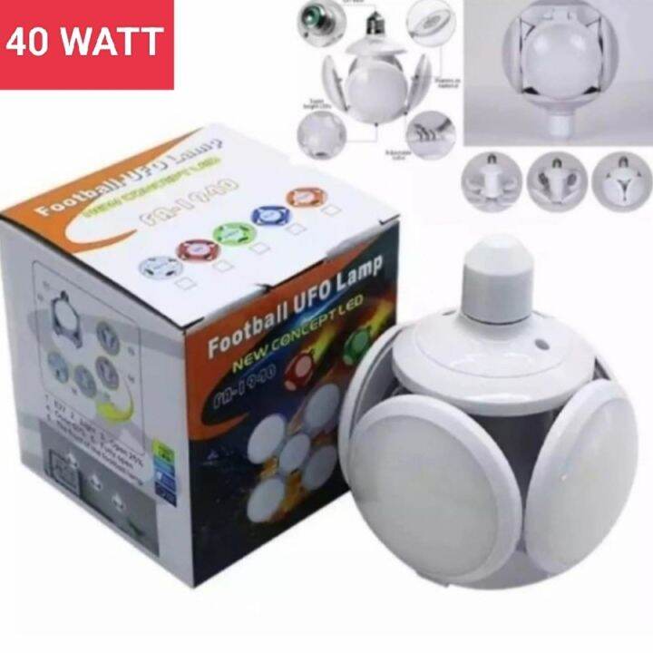 Bohlam lampu LED 60 40 WATT Model bola 5 in 1 dragon ball football ufo 40WAT/BUKAN LAMPU ...