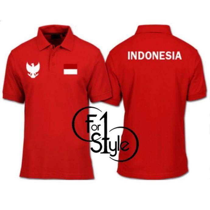 KAOS POLO SHIRT INDONESIA LOGO GARUDA DAN BENDERA | Lazada Indonesia
