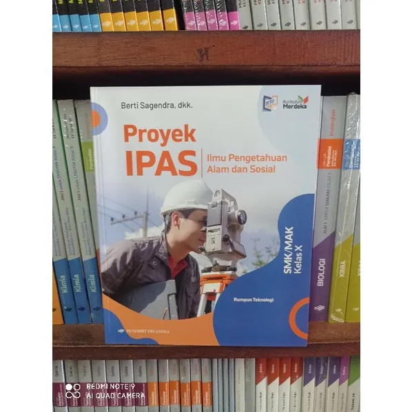 Buku Proyek IPAS Kelas X SMK Rumpun Teknologi Kurikulum Merdeka Erlangga | Lazada Indonesia
