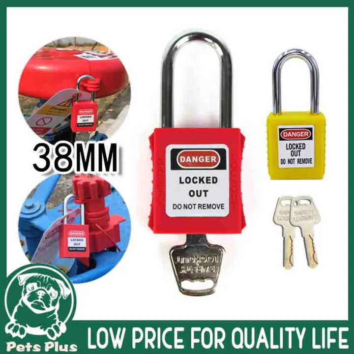Nylon Beam Insulated Padlock Industrial Safety Engineering 8-color ...