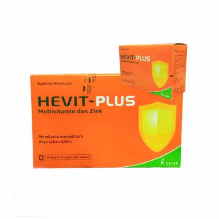 HEVIT PLUS Multivitamin dan Zinc Vitamin C 500 mg | Vitamin E | Vitamin ...