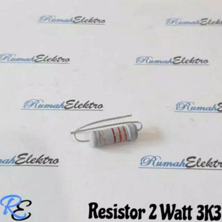 Resistor 2W 3K3 per 10 biji | Lazada Indonesia