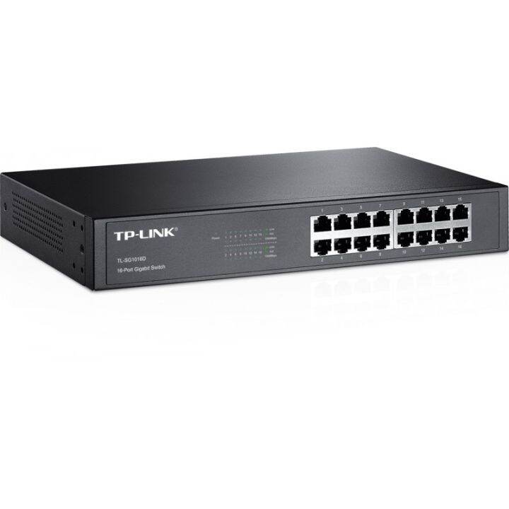TP-LINK 16-Port Gigabit Desktop/Rackmount Switch TL-SG1016D | Lazada.co.th