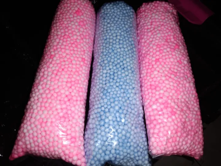 Styro Bubbles for Souvenir and craft use. Comes in pink,blue and white ...