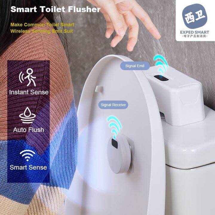Non-contact Toilet Smart Sensor Flusher Infrared Induction Sensing ...