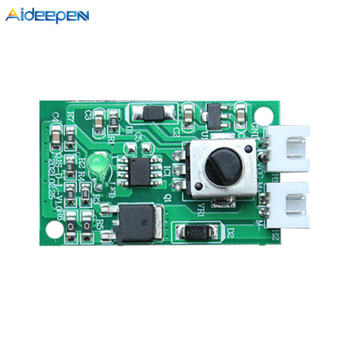 Aideepen PWM DC Motor Speed Controller Module DC7-12V Adjustable Speed PWM Electronic Governor ...