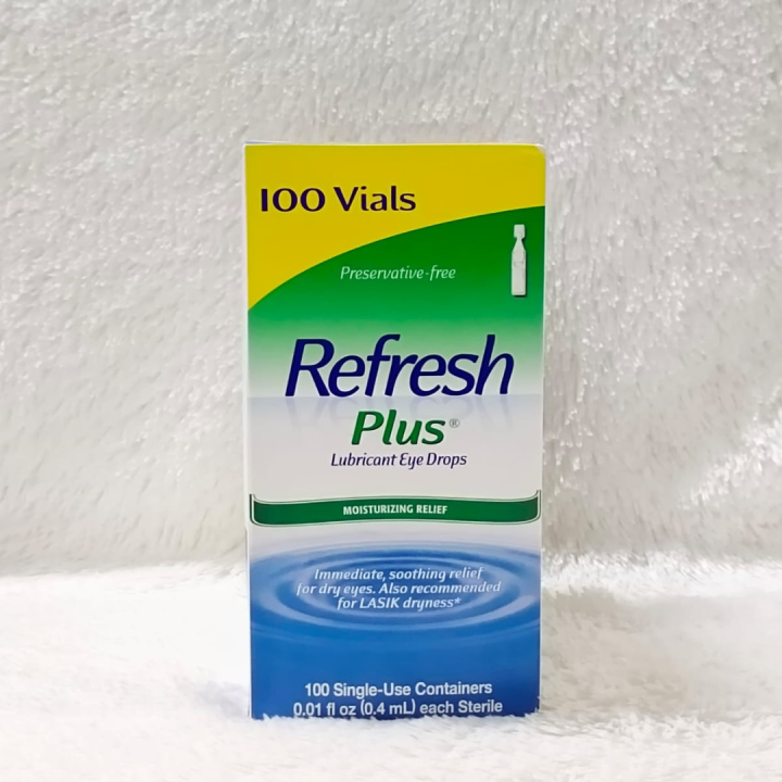 Refresh Plus Lubricant Eye Drops ISI 100 Vials BOX | Lazada Indonesia