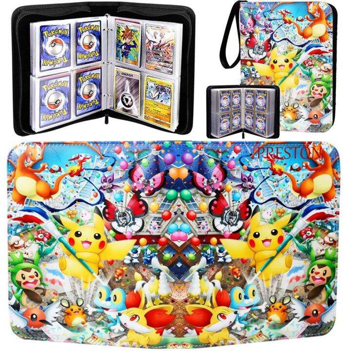 PRESTON Kawaii Collection Folder Cool Pikachu Charizard Collection ...