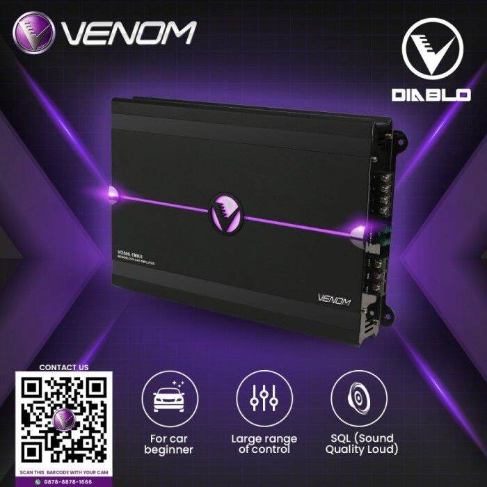 Monoblock 4 Channel VENOM DIABLO VO 500.1 MKII | Lazada Indonesia