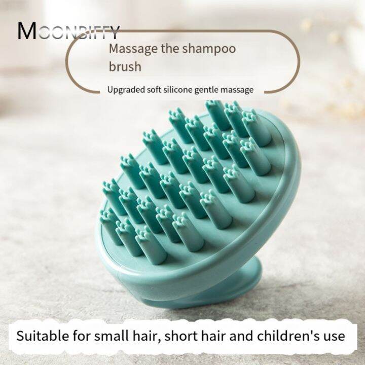 Head Body Scalp Massage Brush Hair Shampoo Brush with Soft Silicone ...