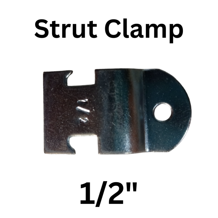 1PAIR GI Unistrut Clamp 1/2 | 3/4 | 1 | 1-1/4 |1-1/2 | 2 | 2-1/2 | 3 GI ...