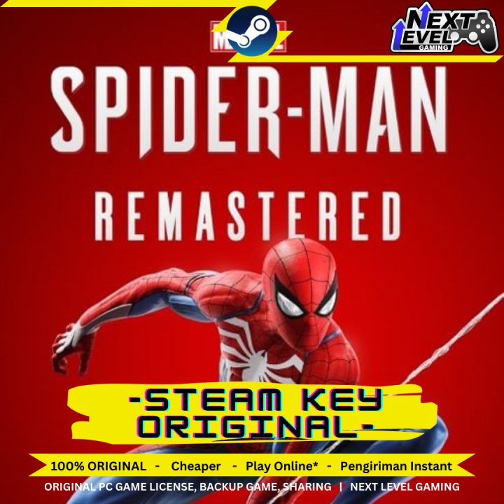 Spider-Man Remastered Spiderman PC GAME ORIGINAL [ STEAM CD-Key ...