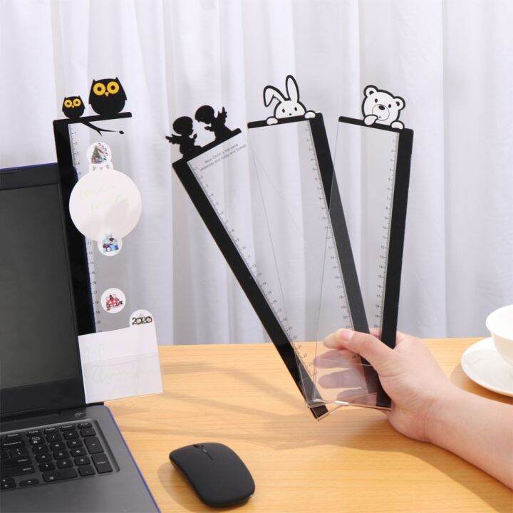 PETIYOUZA Acrylic Writing Record PC Screen Stationery Desktop Plastic ...