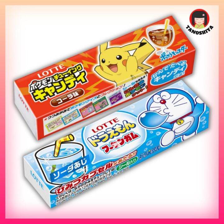 LOTTE Chewing Gum Pokemon / Doraemon 21g | Lazada