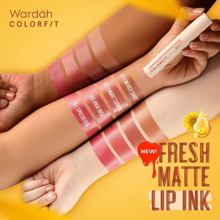 Wardah Colorfit Fresh Matte Lip Ink 4 gr | Lazada Indonesia