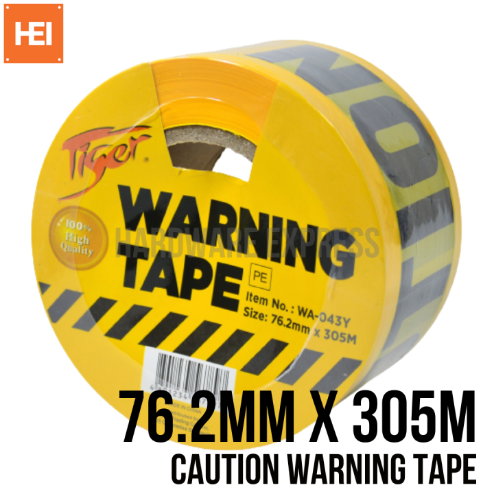 Yellow Caution Warning Tape 76.2mm / 3" x 305M | Lazada PH