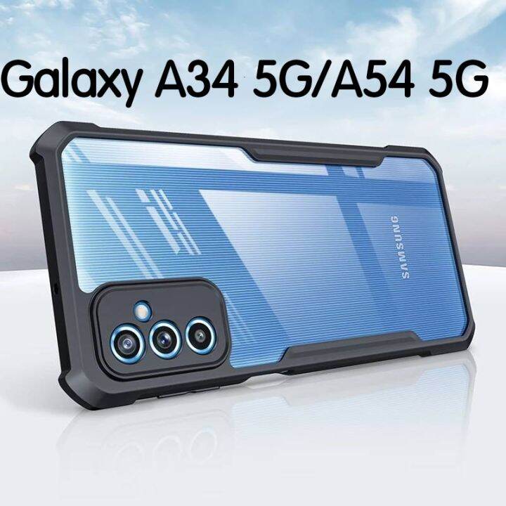 Galaxy A05/A05S/M14 5G/A34 5Gตรงรุ่น(พร้อมส่งในไทย)เคสกันกระแทกขอบสีหลังใสSamsung Galaxy M34 5G ...