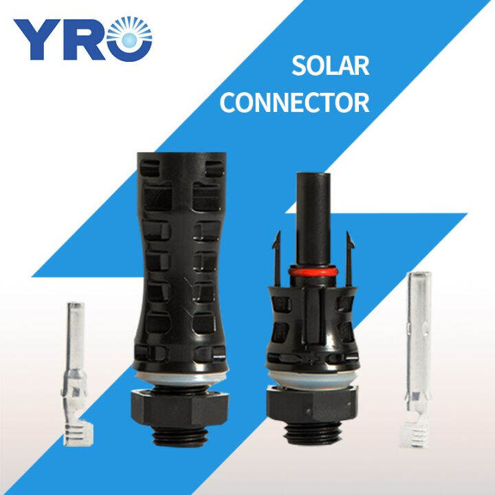 1 pair 1500V Solar MC4 Connector Solar Power Connector Plug (Male ...