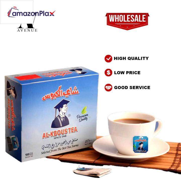 al-kbous tea TEA 100 ENVELOPED TEA BAG ( Buy 2 Get free Rs 40 ml ) شاي ...