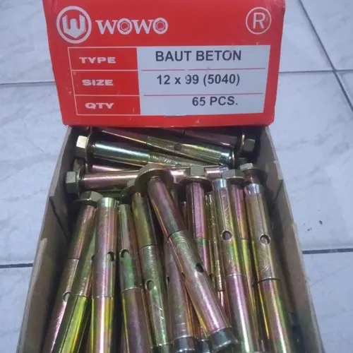 Dynabolt WOWO 12x99mm Baud Beton Dynabolt Baut Beton Dinabol | Lazada ...