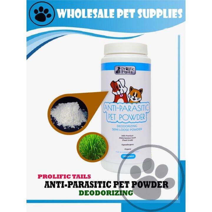 Prolific Tails ANTI-PARASITIC PET POWDER (Deodorizing)100g | Lazada PH