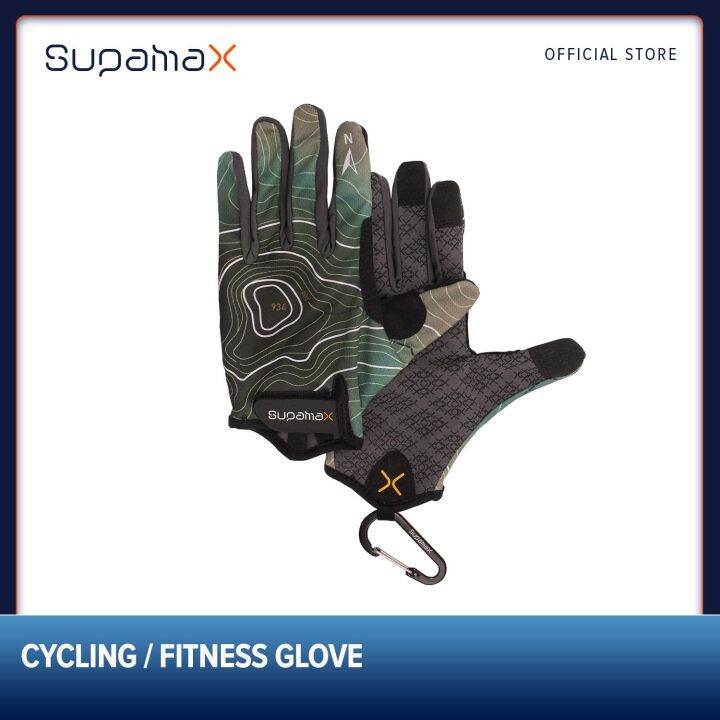 Supamax Mapping Full Finger Hiking Glove with Buckle | Lazada