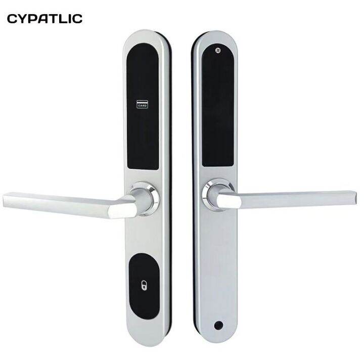 RFID room key hotel digital entrance metal door lock swipe card with ...