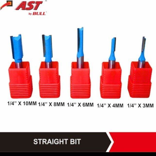 mata router straight bit Ast 1/4 x 3mm | Lazada Indonesia